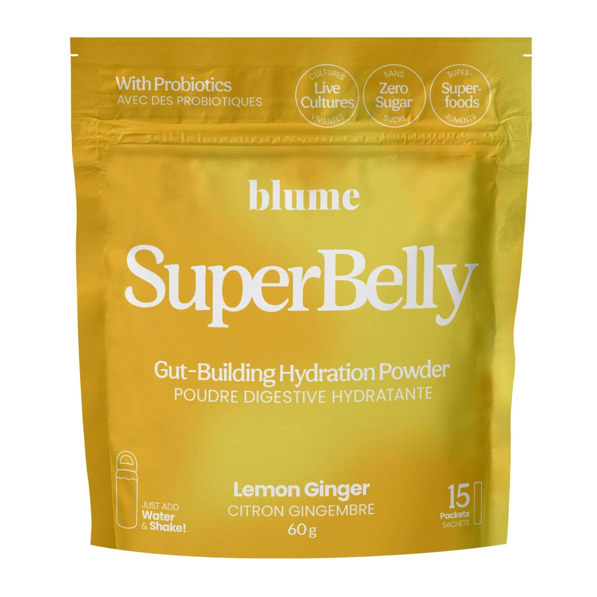 BLUME SUPER BELLY - LEMON GINGER – Market Candle Company